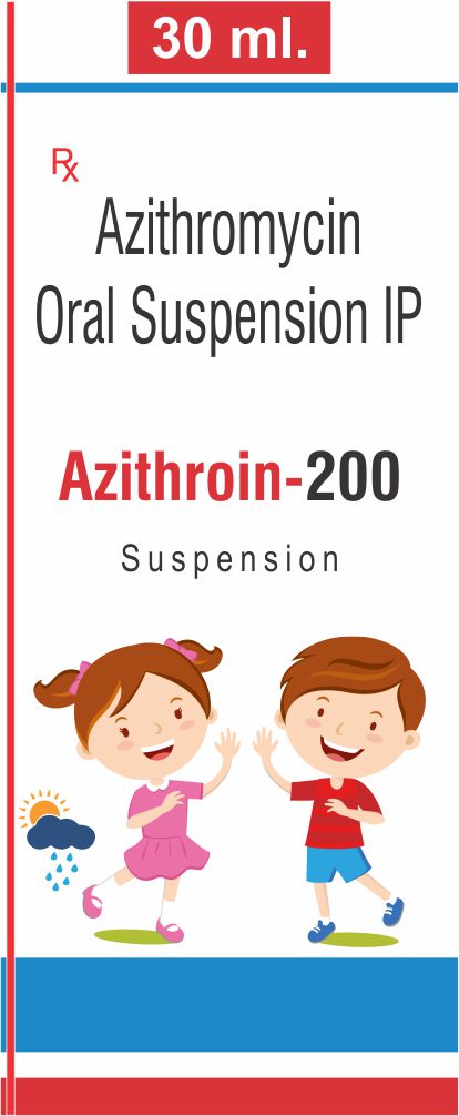 AZITHROIN-200 – Rainsunlifecare